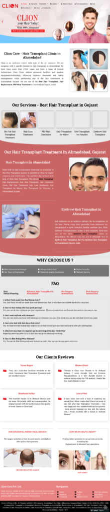 Clion hair transplant